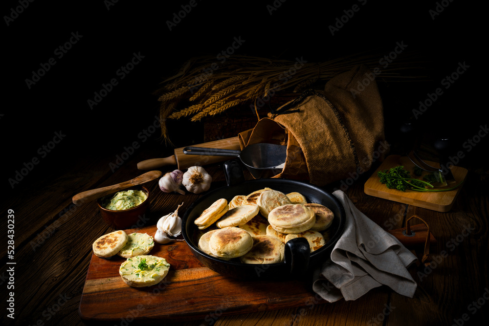 Bieszczadzkie Proziaki, soda bread, originating from Subcarpathia Stock ...