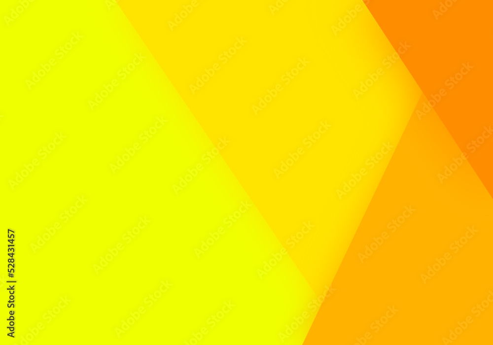 Yellow background vector overlapping layer on light space for ...
