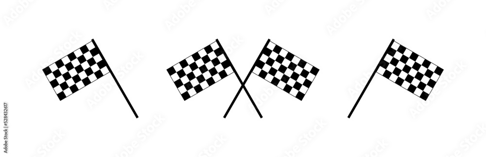 Start, finish flag icon. Race symbol. Sign f1 vector. Stock Vector ...