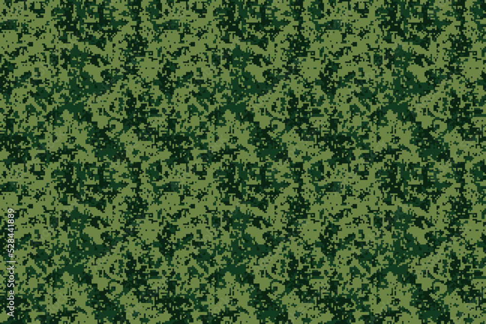 Pixel camouflage for a soldier army uniform. Modern camo fabric design ...