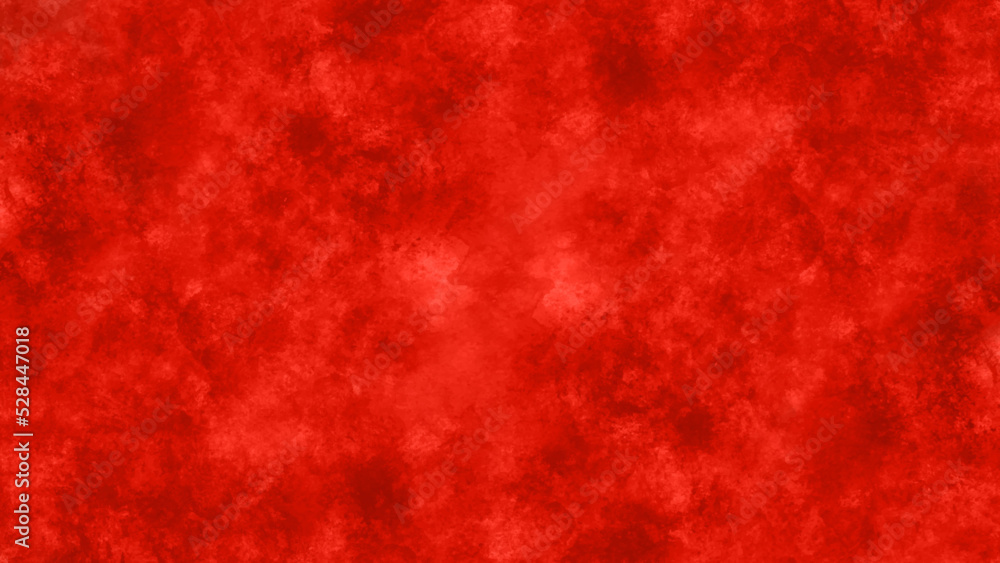 Abstract Watercolor red grunge background painting. Beautiful stylist ...
