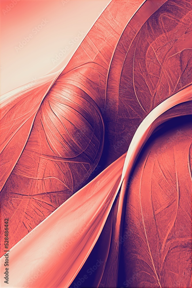 Navy blue and red gradient background with multiple curves nestled ...