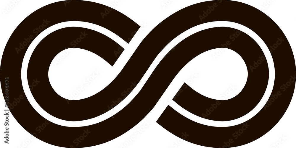 Infinity symbol Stock Illustration | Adobe Stock