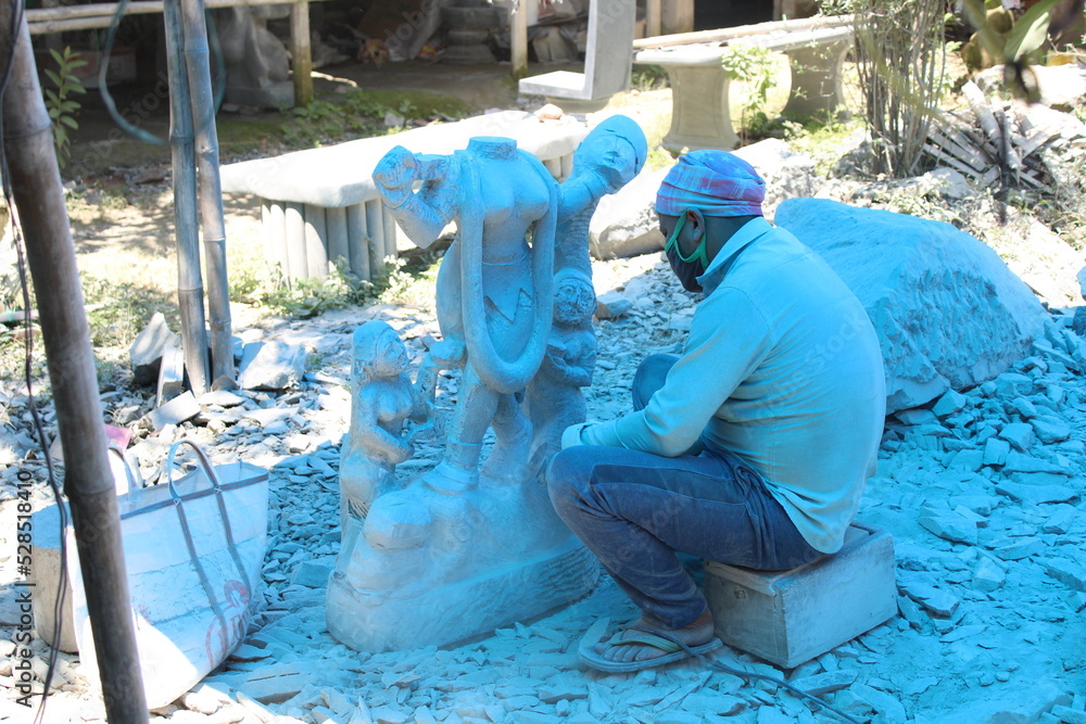 Breathing life into stone, stone artisans or stone masons are the stone ...