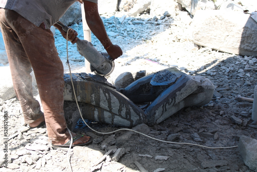 Breathing life into stone, stone artisans or stone masons are the stone ...