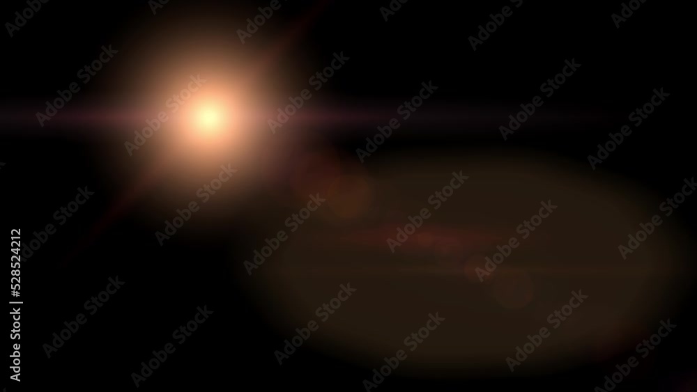 Leaks on Black Background. Flashing light. Lens flare overlays for ...