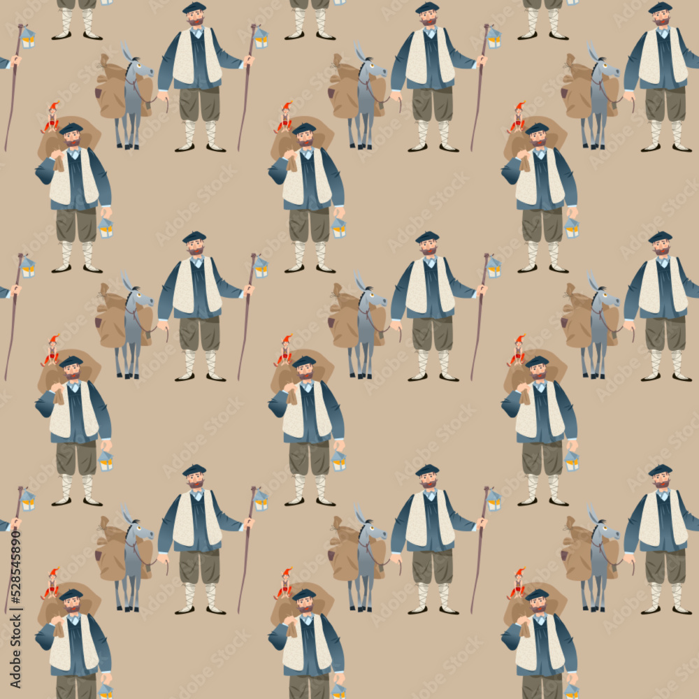 Olentzero (the mythic winter figure in Basque country and Navarre) and ...