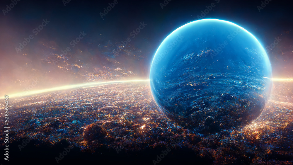 Digital Art Planets