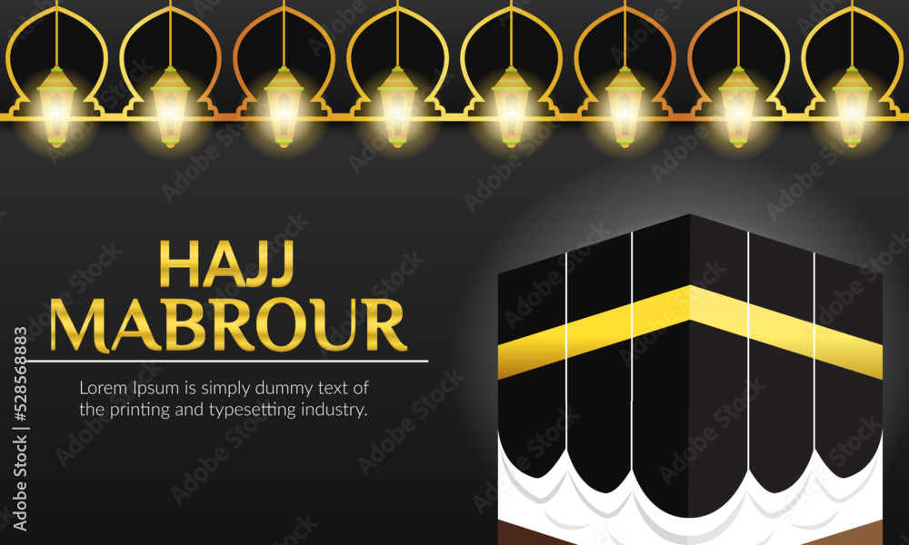 Vector illustration of an Islamic background Stock Vector | Adobe Stock