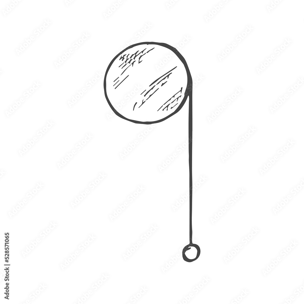 Monocle Gentleman Vector Sketch Hand Drawing Illustration Stock Vector Adobe Stock