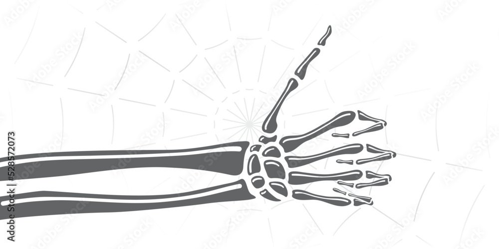 Dead Man Skeleton Thumb Up Hand Sign Symbolizing Good or Ok Positive ...