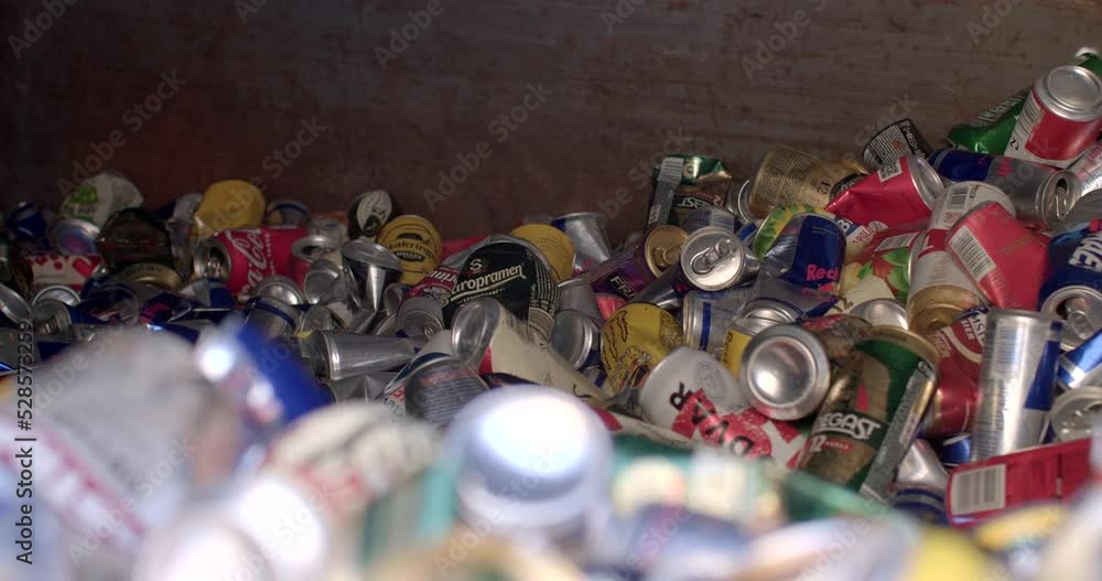 Pile Of Empty Beer Cans
