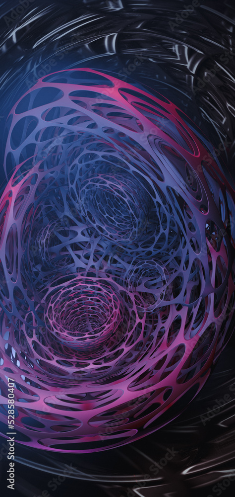 3d illustration of science technology concept. Abstract technology ...