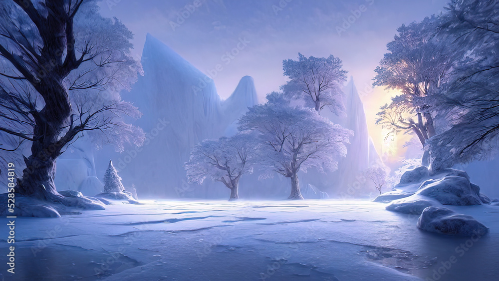Beautiful Snowy Backgrounds