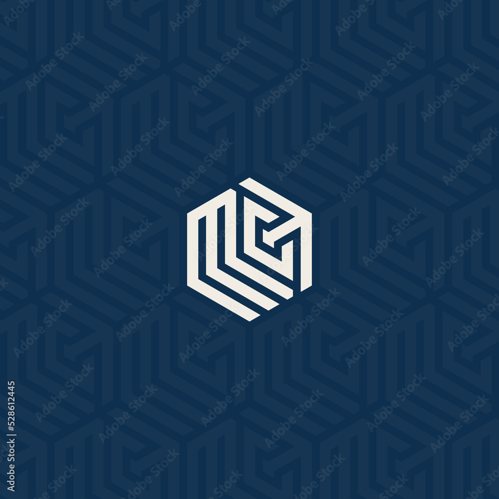 MCT logo and up arrow symbol with background pattern design Stock ...