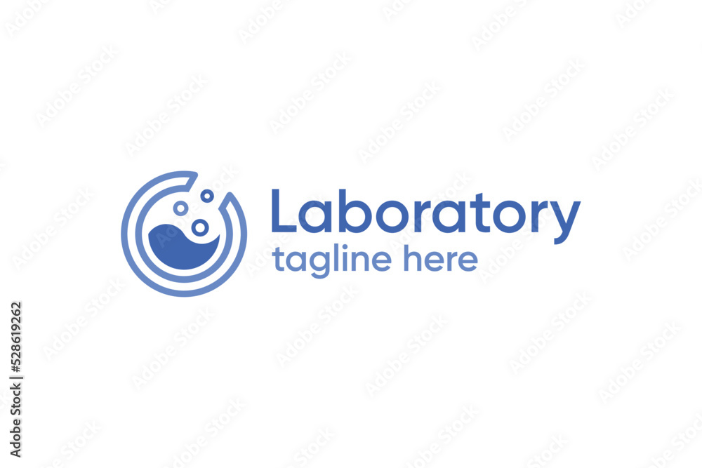 Chemical laboratory science liquid logo design symbol Stock Vector ...