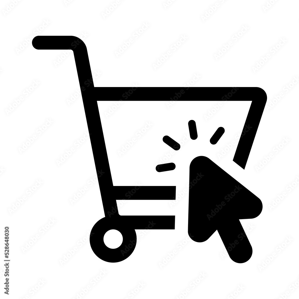 Web store shopping cart icon symbol sign with transparent background ...