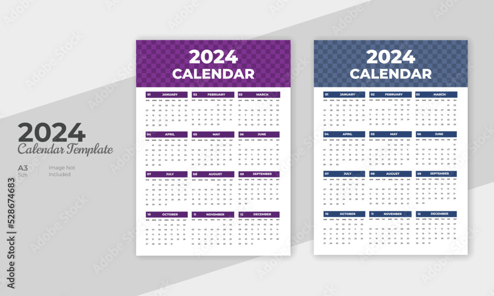 2023 calendar design template for happy new year 2024 calendar design ...