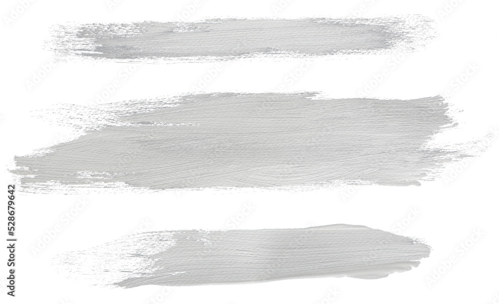 real white brush strokes with detailed texture Stock Illustration ...