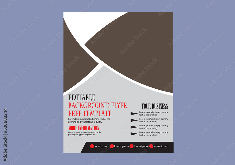 free flyer design,editable flyer design,business, Stock Vector | Adobe ...