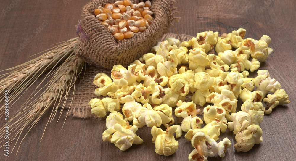 Raw Corn Seeds or Corn kernels are from Maize is a grain, and the ...