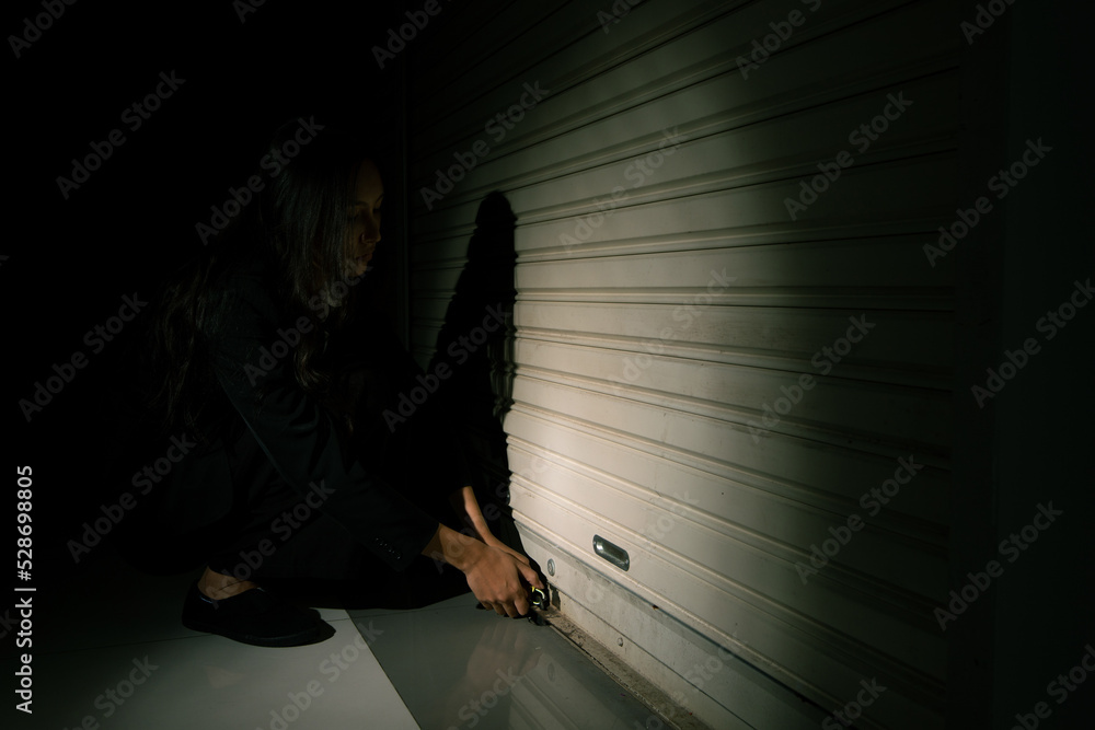 Woman depressed from sad stress pain despair problem, person try to ...