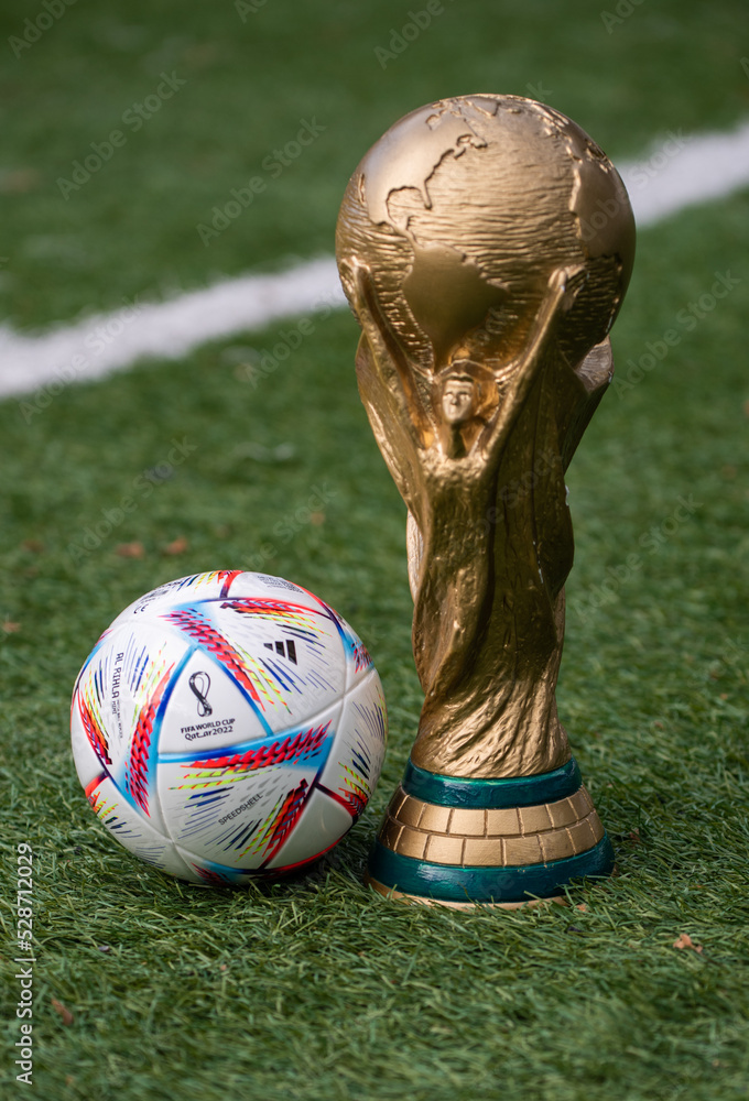 September 3, 2022, Doha, Qatar. FIFA World Cup and official Adidas Al ...