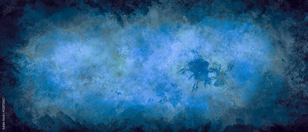 Blue and grey color watercolor splash grungy texture background Stock ...