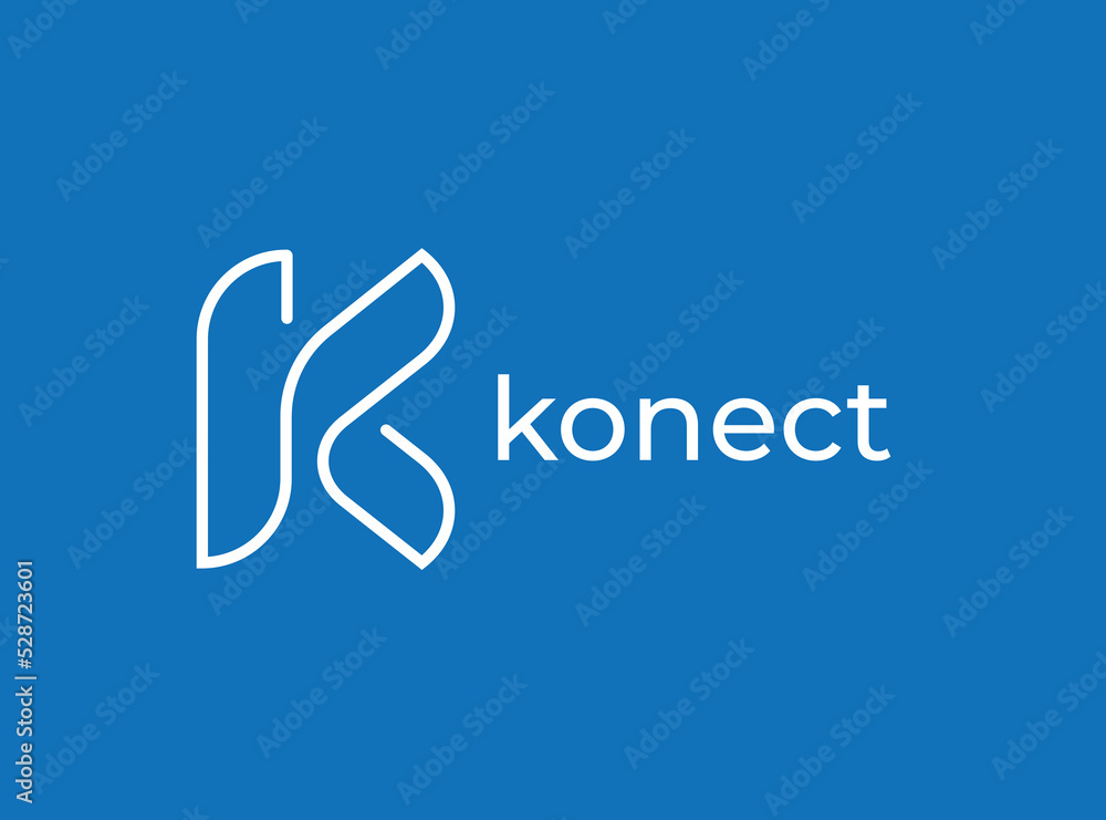 Abstract initials K Logo Design. Modern Creative Logo, Usable for ...