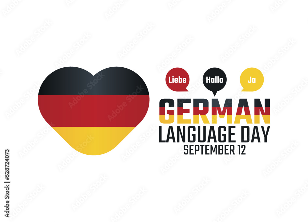 vector graphic of German language day good for German language day ...