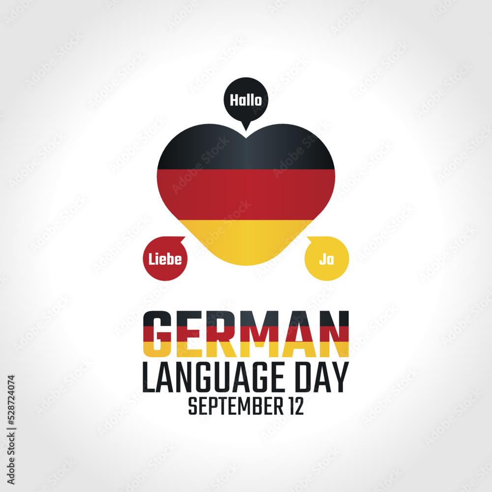 vector graphic of German language day good for German language day ...