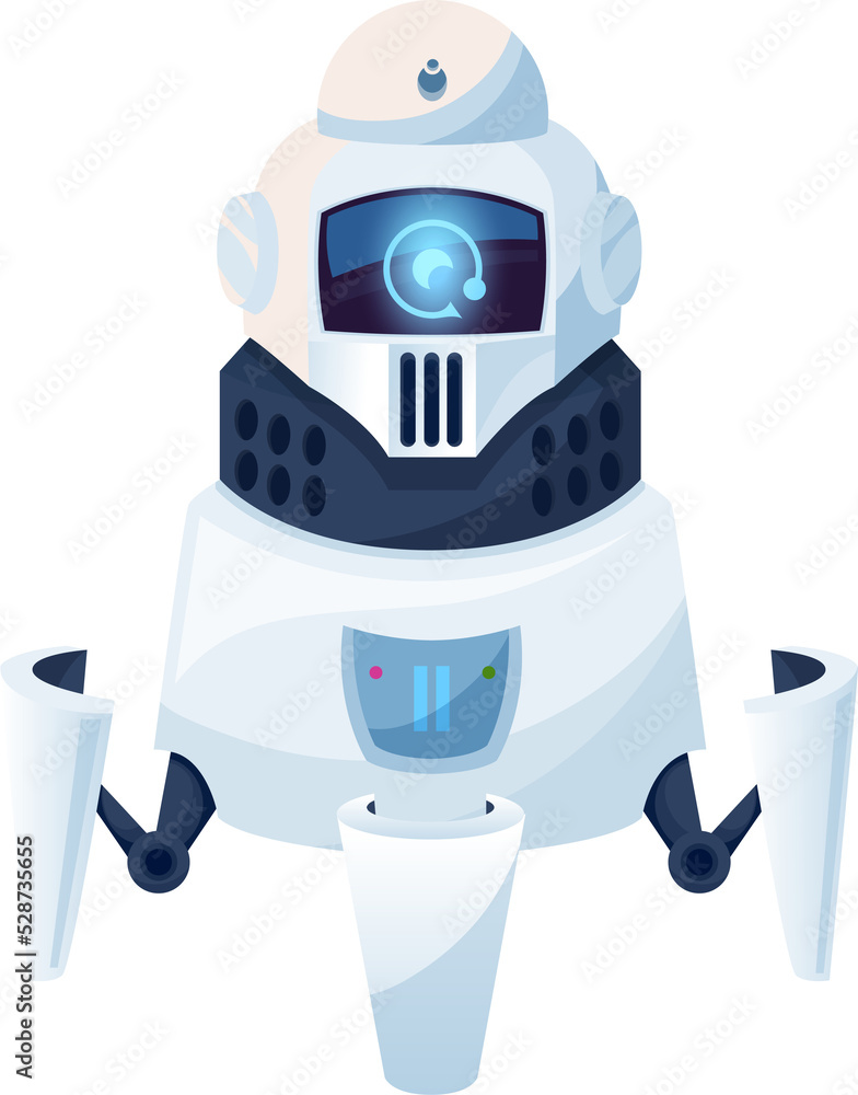 Cartoon robot vector cyborg character, ai droid Stock Illustration ... Cartoon robot vector cyborg character, ai droid Stock Illustration ...