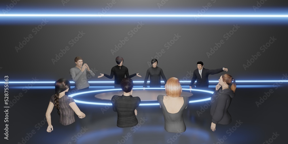 Metaverse City VR camera classes and meetings in the Metaverse world ...