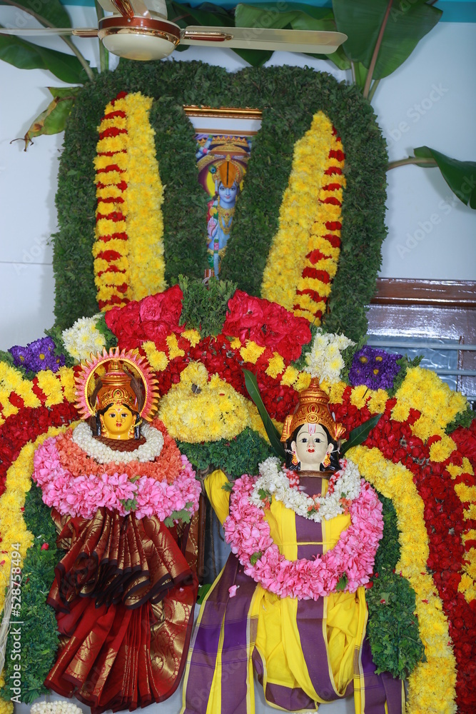 Bangalore, India 8th June 2022: Graha Pravesh. Grah or gruh Pravesh is ...