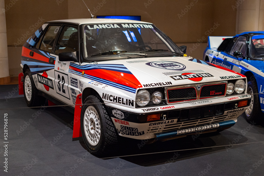 Lancia Delta HF Integrale Rally Race Car at the prince of monaco ...