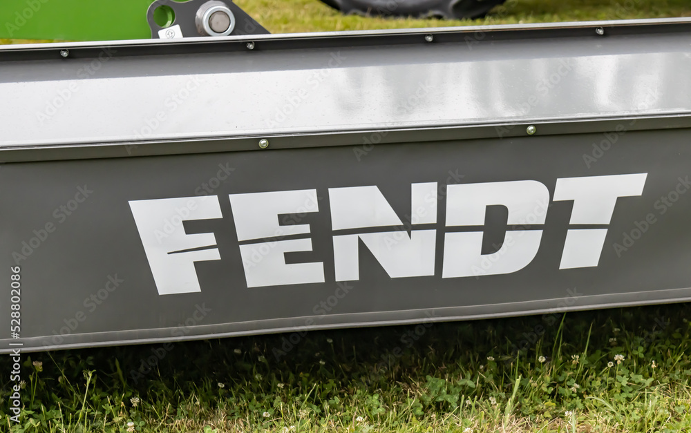 FENDT Logo on a Harvester Stock Photo | Adobe Stock