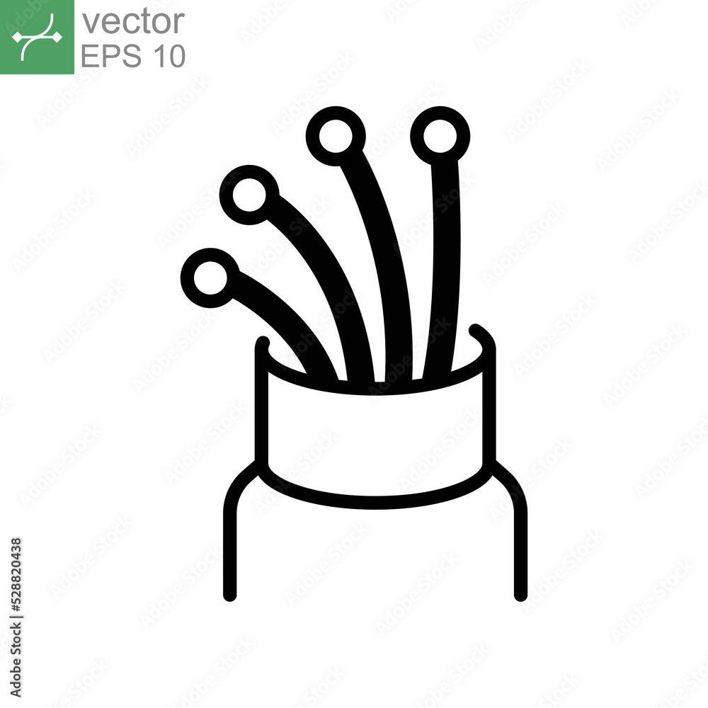 Fiber optic cable, broadband icon. fibre broadband bandwidth , electric ...