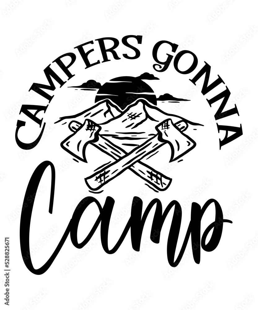 Camping SVG Bundle, Camping Crew SVG, Camp Life SVG, Funny Camping Svg ...