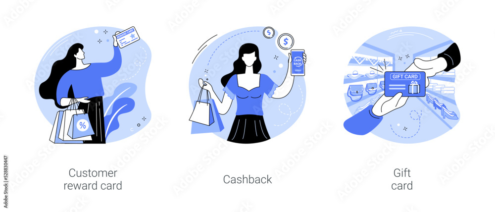 Loyalty program isolated cartoon vector illustrations se Stock Vector ...