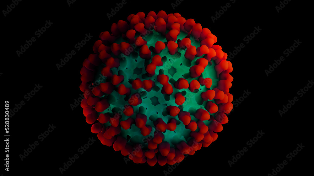Chikungunya virus, medical accurate 3d rendering science illustration ...