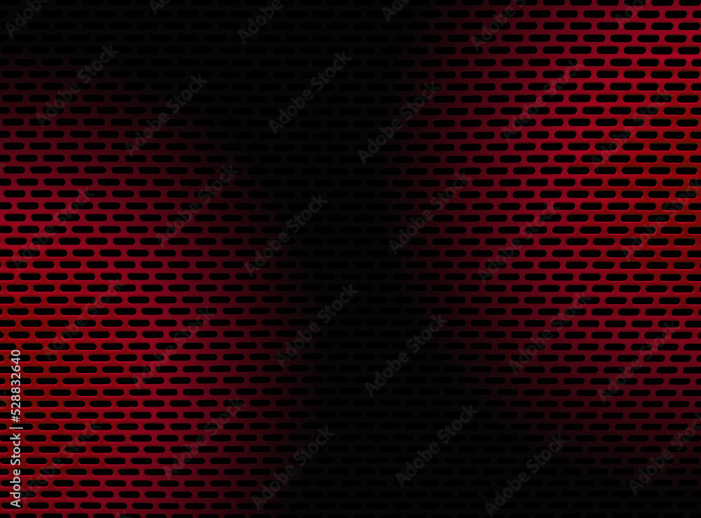 red metal grid background with black gradient pattern. Stock ...