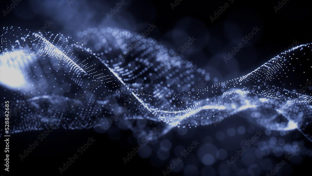 Abstract Medical Technology background. Blue, Health, Science and ...