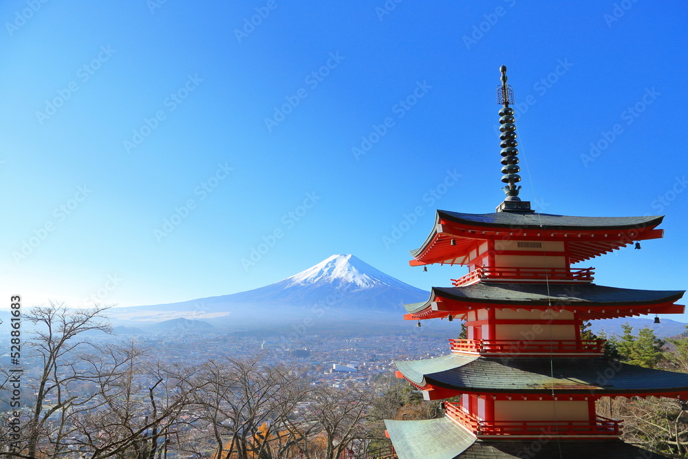 Pagoda, Chureito Pagoda, Chinese architecture Stock Photo | Adobe Stock