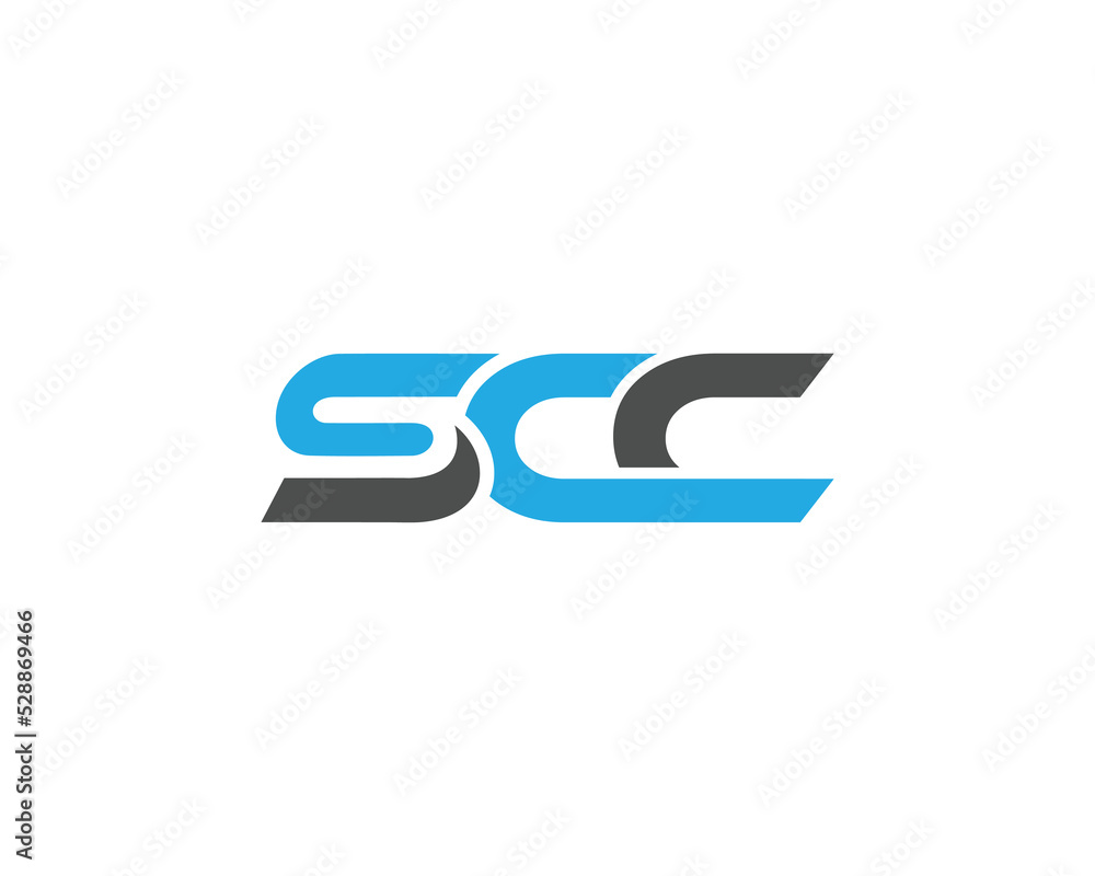 Unique SCC Letter Initial Logo Design Template Vector Illustration ...