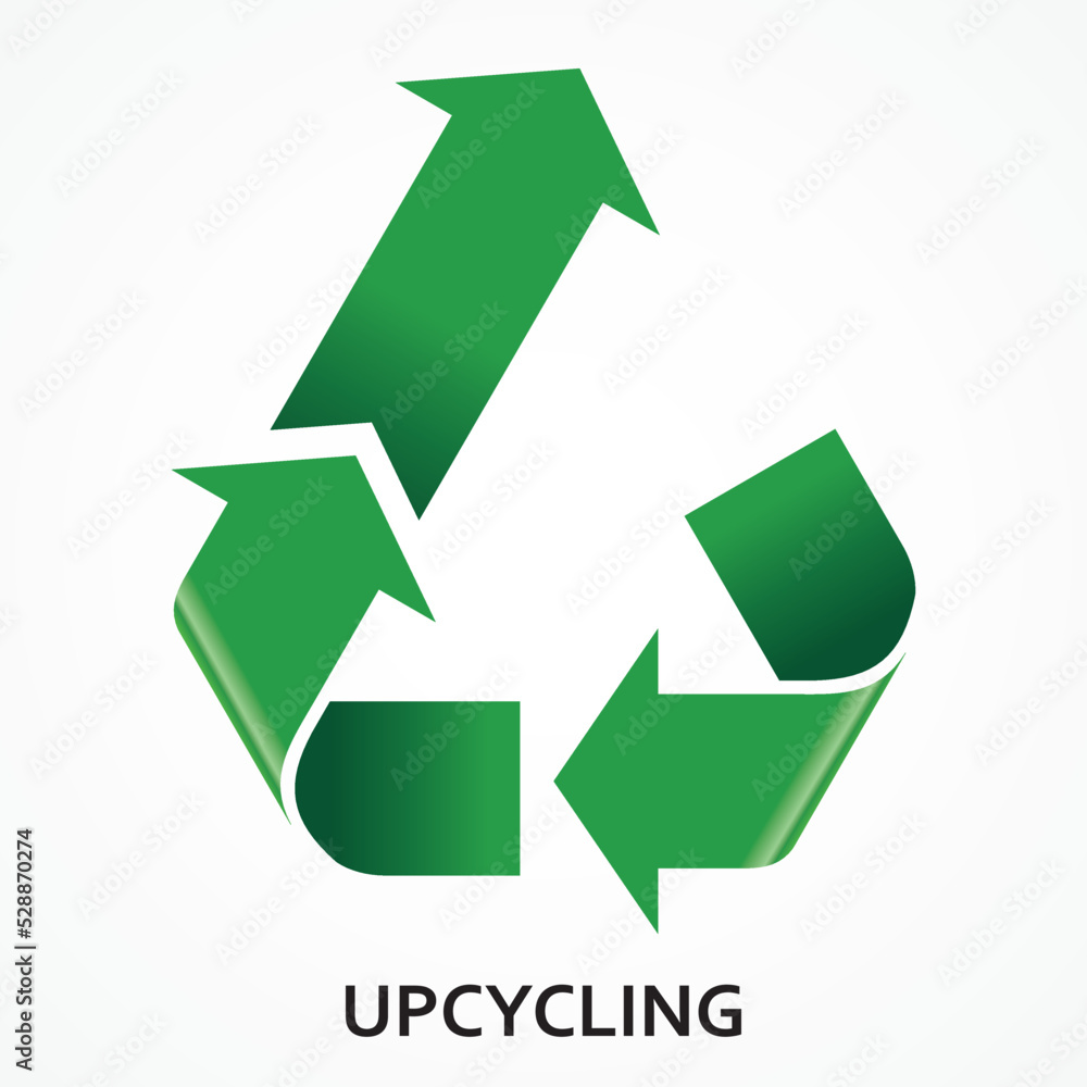 Upcycling Upcycle icon logo vector Stock Vector | Adobe Stock