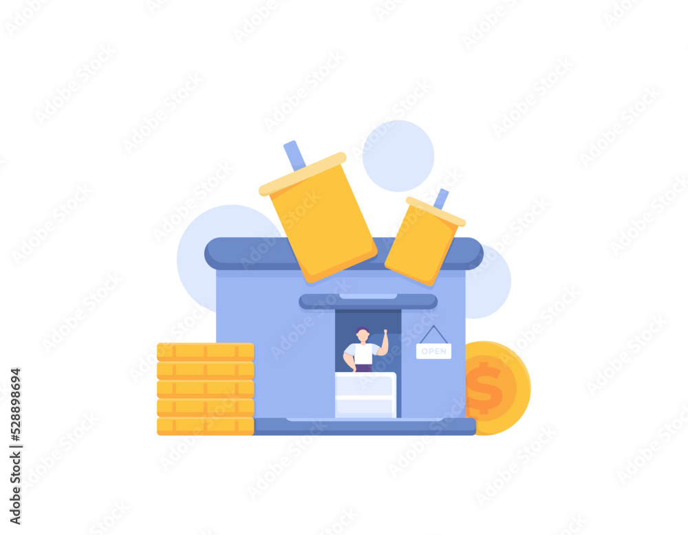 beverage business and SMEs or small and medium enterprises. a shop ...