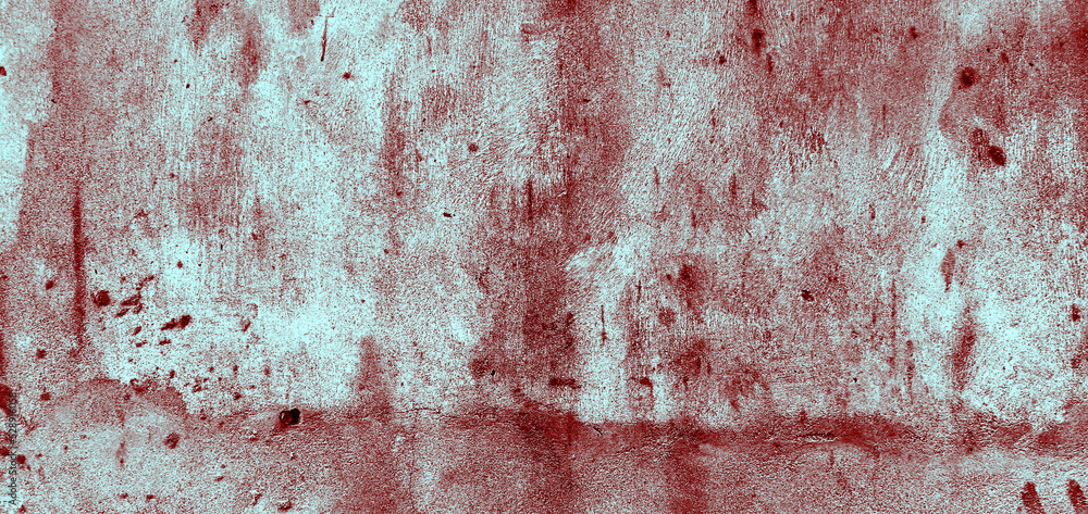 Spooky red background, Horror bloody wall background. white wall with ...