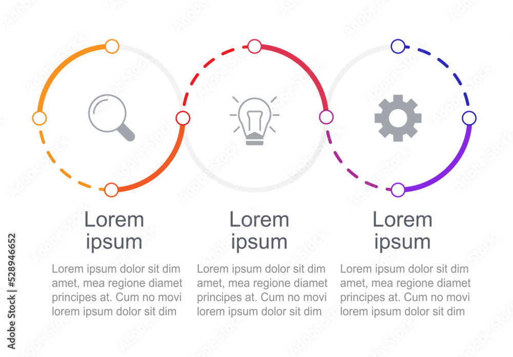 Innovative scientific research infographic chart design template ...