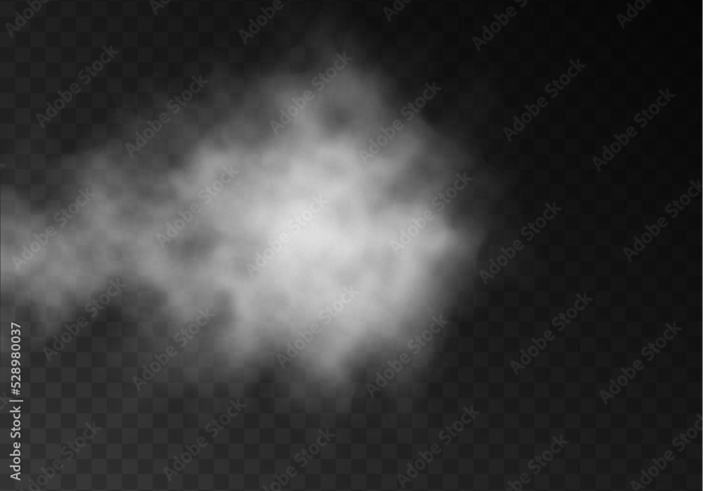 Special effect of steam, smoke, fog, clouds. Abstract gas on ...