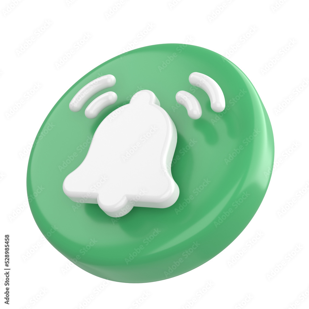 3D subscribe icon. Subscribe button. 3D element. Stock Illustration ...